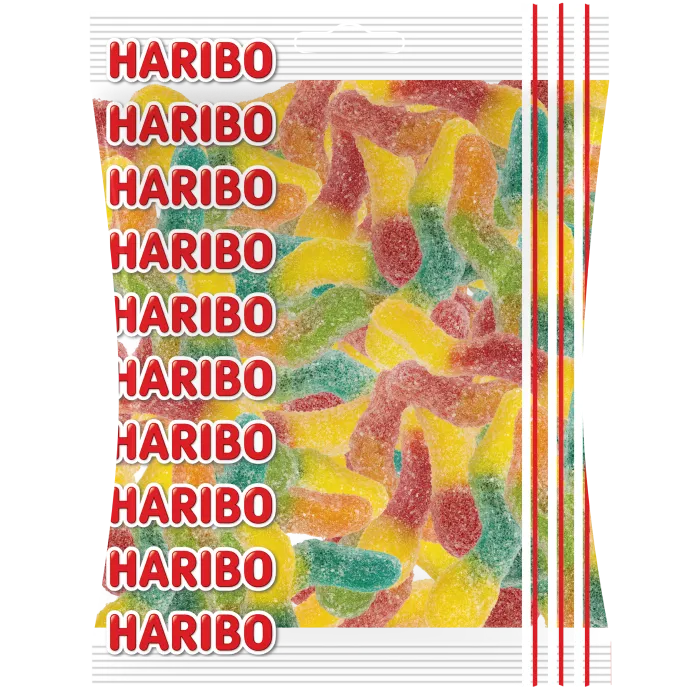 Haribo FIZZ WORMS / EKŞİLİ SOLUCAN 1 KG